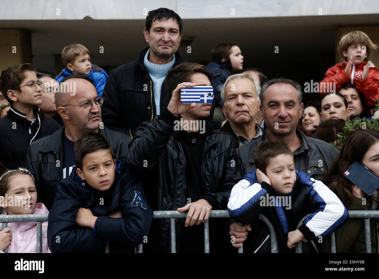 Thessaloniki, Greece. 28th October, 2014. The military parade ...