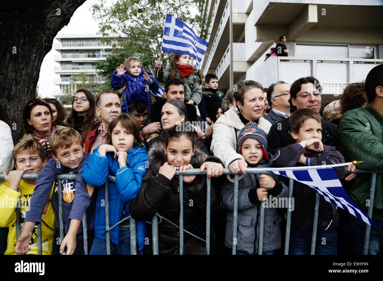 Thessaloniki, Greece. 28th October, 2014. The military parade ...