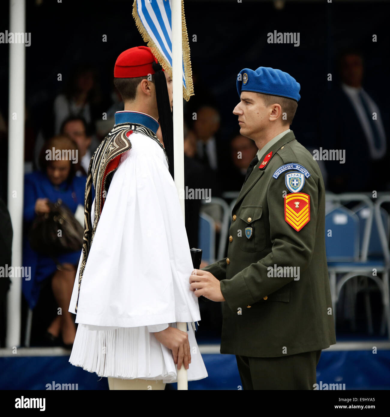 Thessaloniki, Greece. 28th October, 2014. The military parade ...