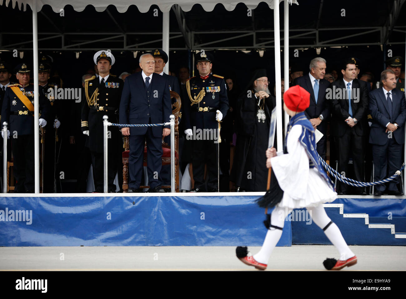 Thessaloniki, Greece. 28th October, 2014. The military parade ...