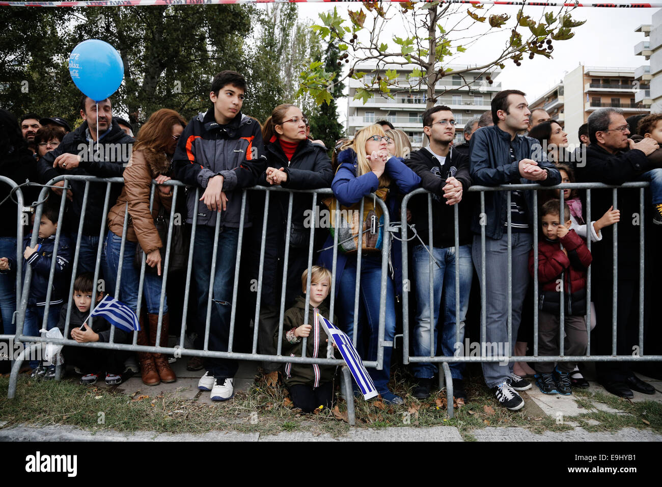 Thessaloniki, Greece. 28th October, 2014. The military parade ...