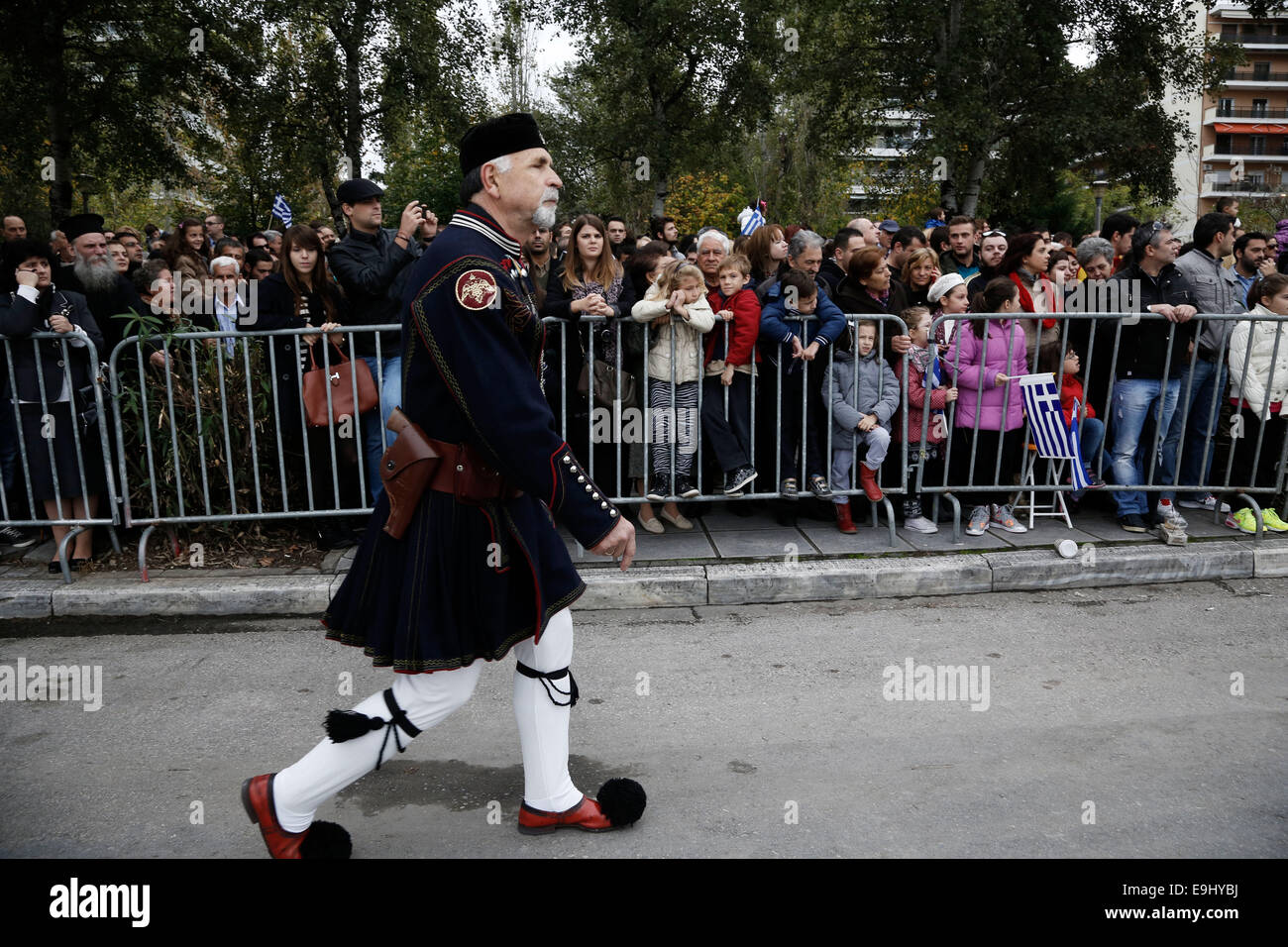 Thessaloniki, Greece. 28th October, 2014. The military parade ...