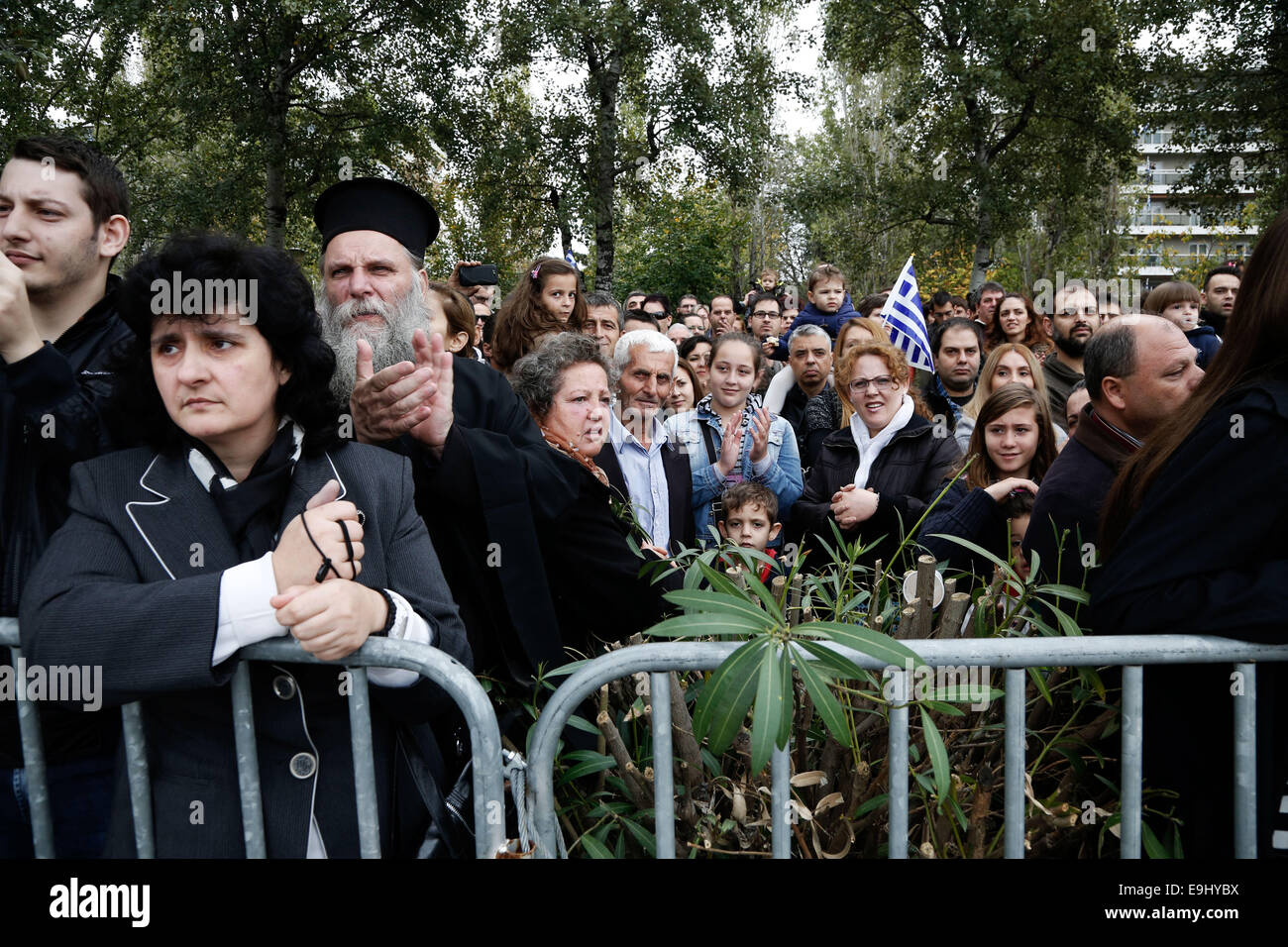 Thessaloniki, Greece. 28th October, 2014. The military parade ...