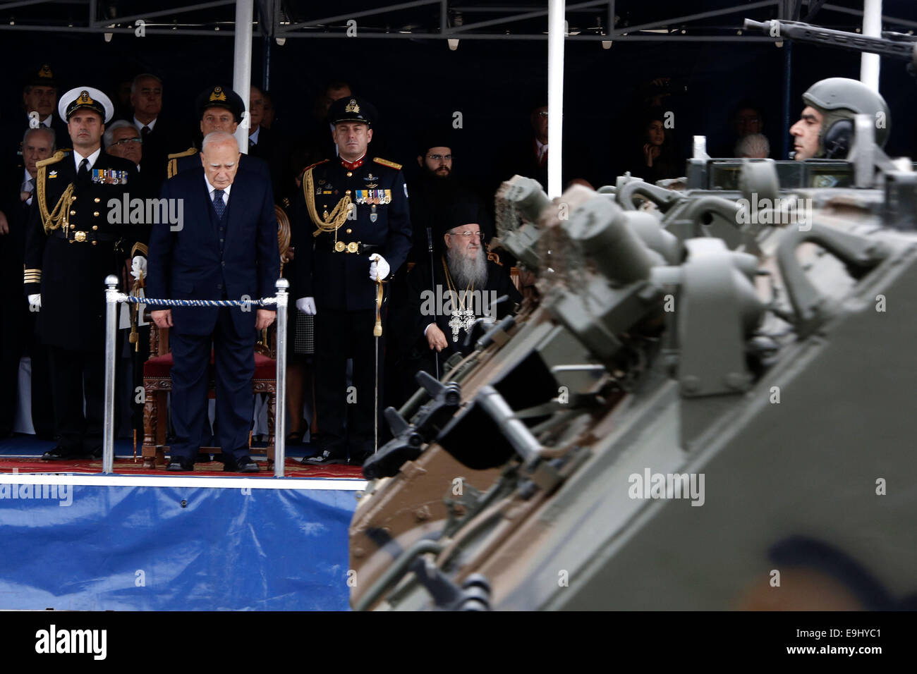 Thessaloniki, Greece. 28th October, 2014. The military parade ...