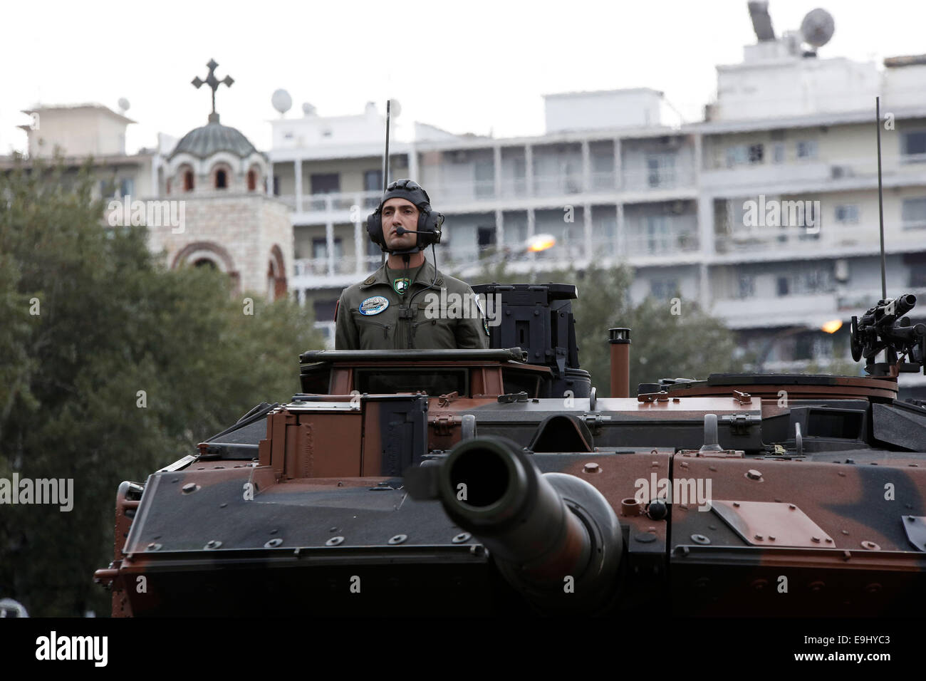 Thessaloniki, Greece. 28th October, 2014. The military parade ...