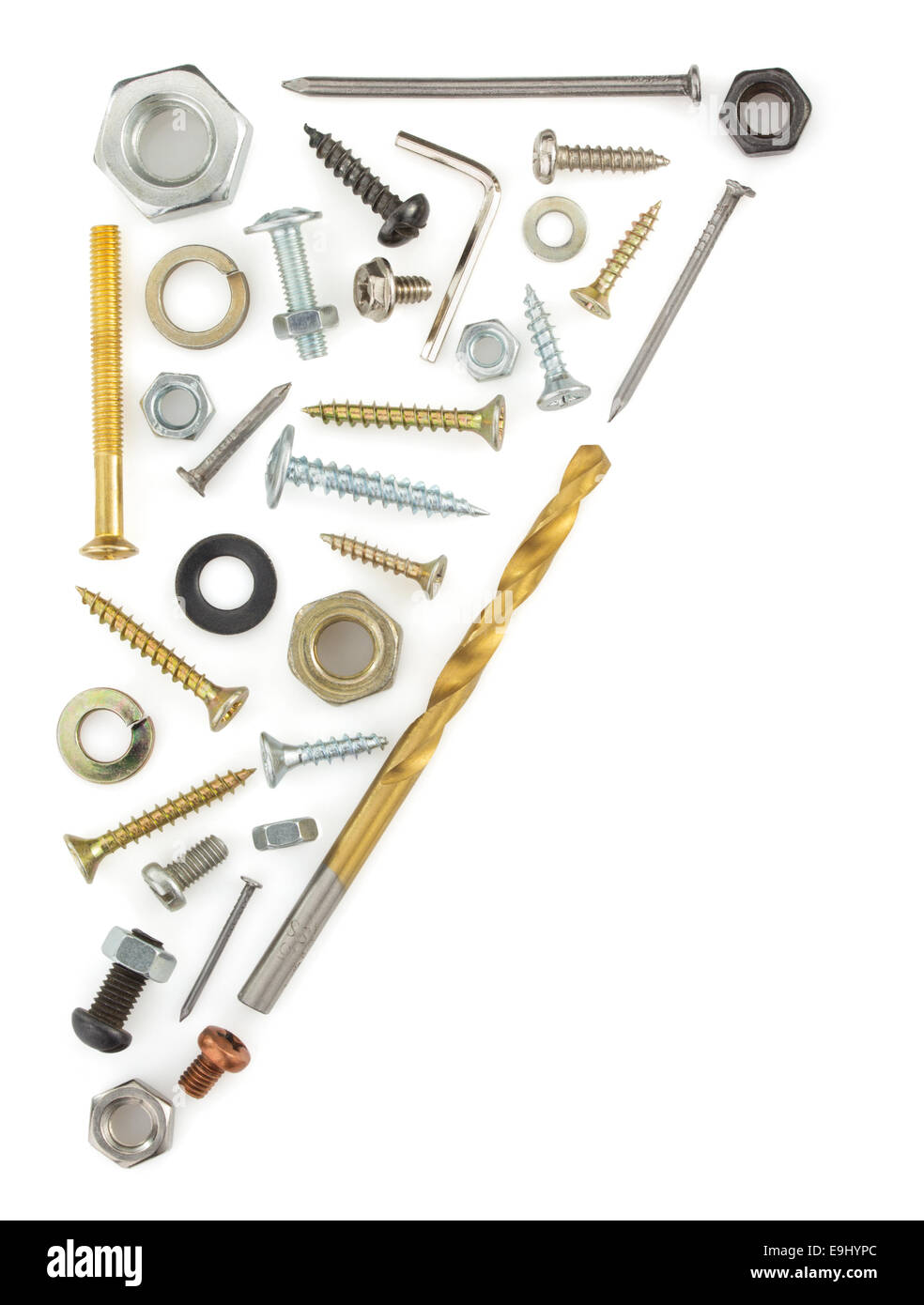 hardware tools isolated on white background Stock Photo - Alamy