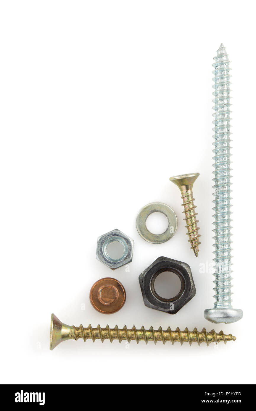 hardware tools isolated on white background Stock Photo - Alamy