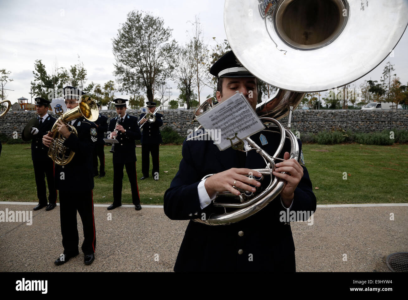 Thessaloniki, Greece. 28th October, 2014. The military parade ...