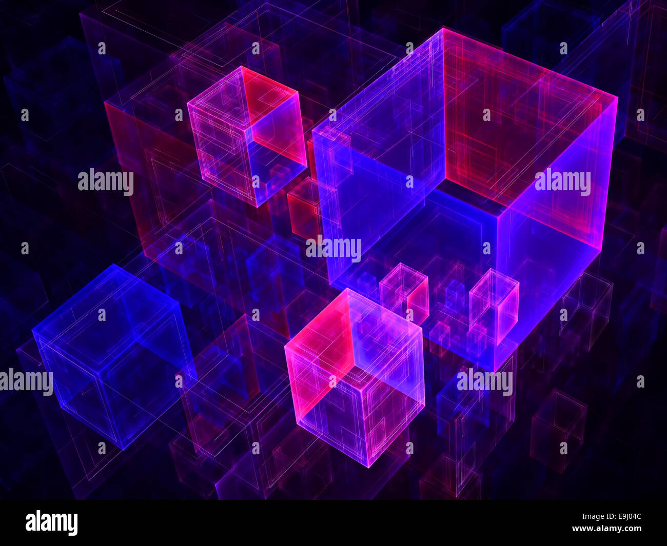 3d cubes background hi-res stock photography and images - Alamy