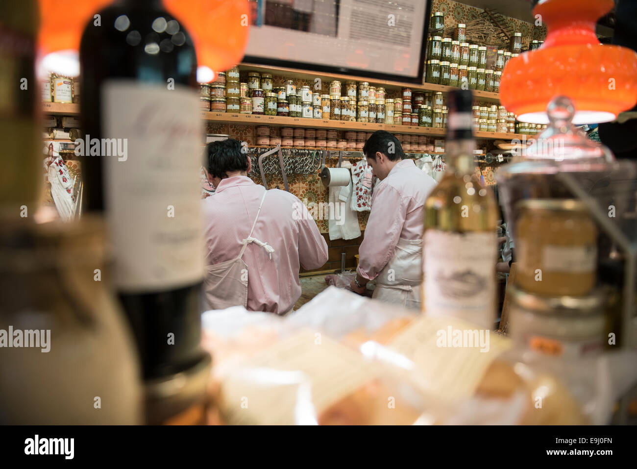 Inside butcher shop food meat hi-res stock photography and images - Alamy