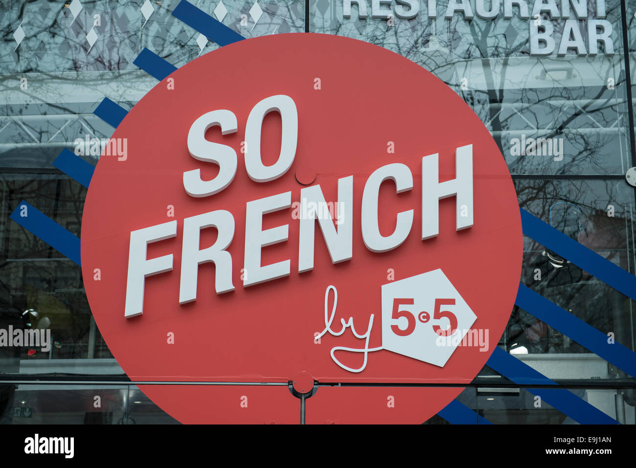 street signs and warnings in paris france Stock Photo - Alamy