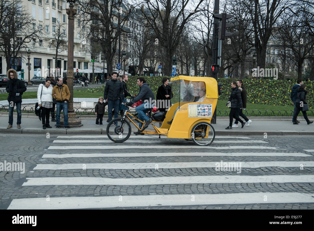 Peddle rickshaw europe hi-res stock photography and images - Alamy