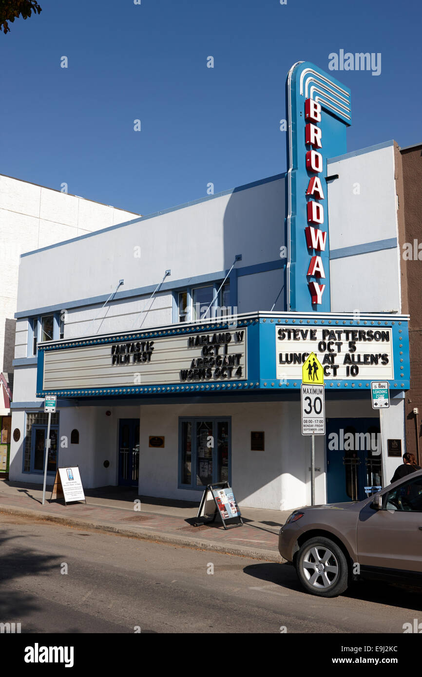 the Broadway theatre saskatoon Saskatchewan Canada Stock Photo - Alamy