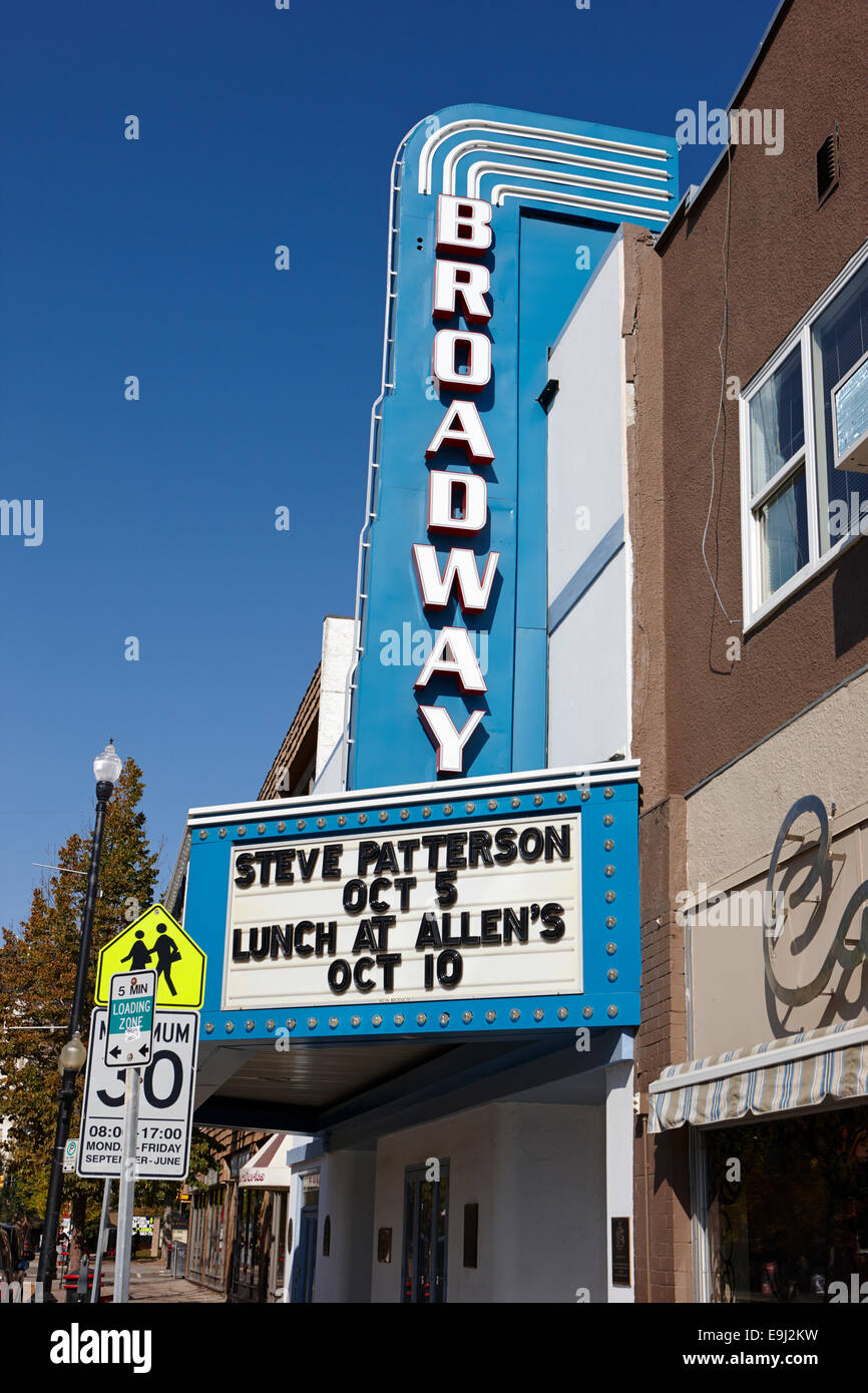 the Broadway theatre saskatoon Saskatchewan Canada Stock Photo - Alamy