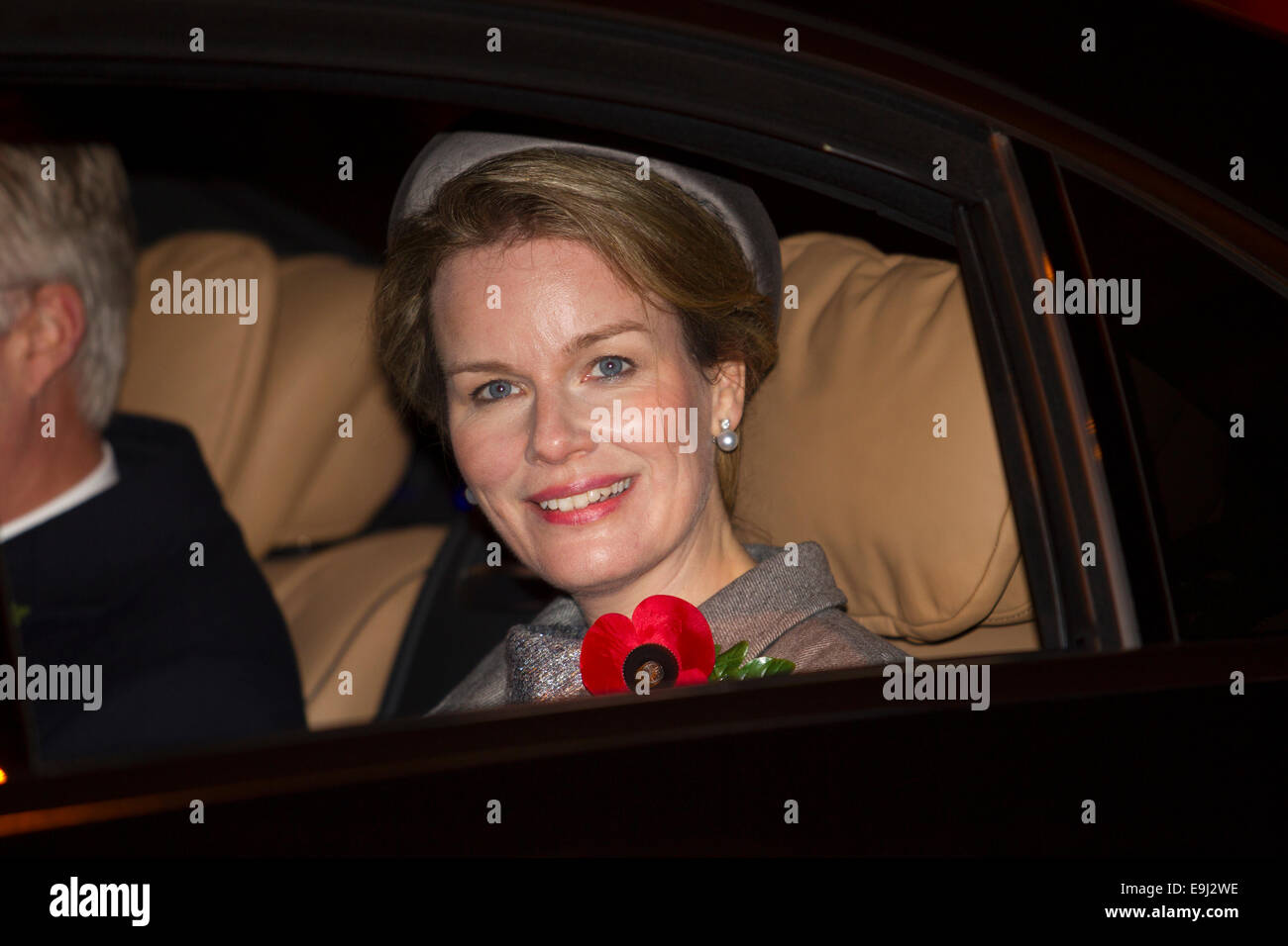 Ypres, Belgium. 28th October, 2014. Queen Mathilde at the Remembrance ...
