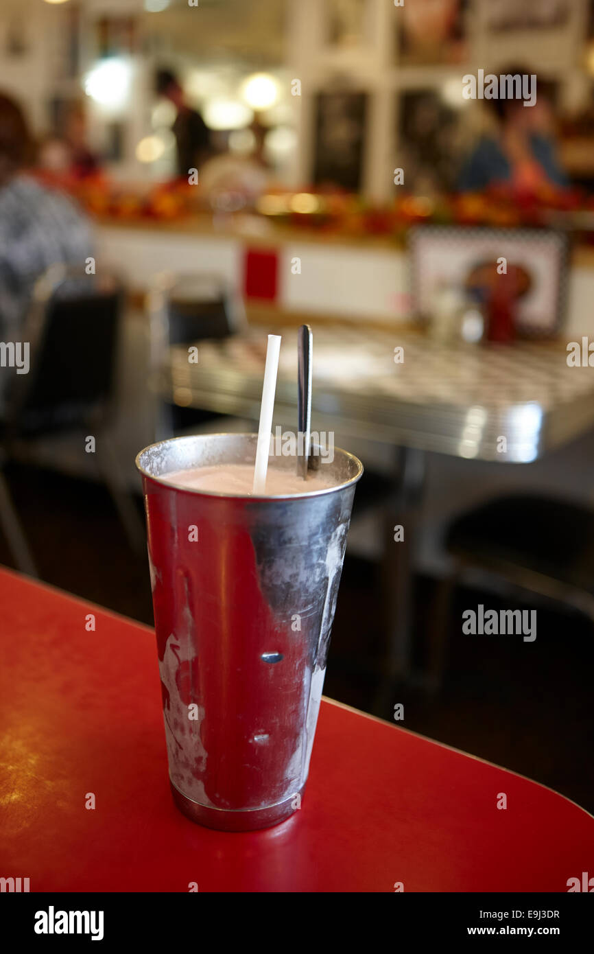 Diner milkshake hi-res stock photography and images - Alamy