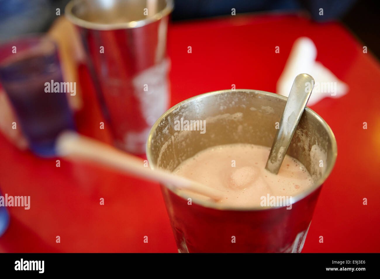 Diner milkshake hi-res stock photography and images - Alamy