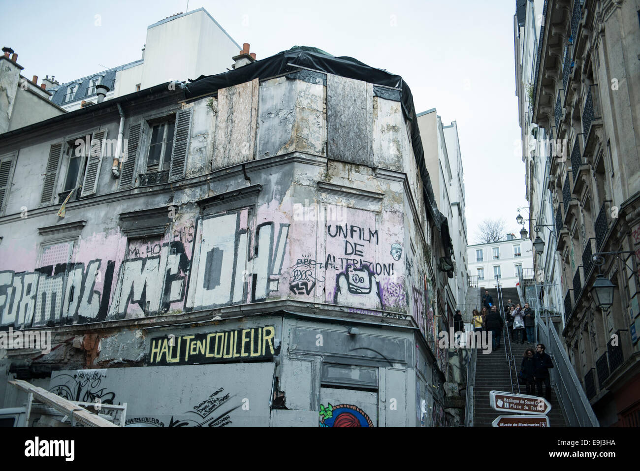 Steps going up hill stairs hi-res stock photography and images - Alamy