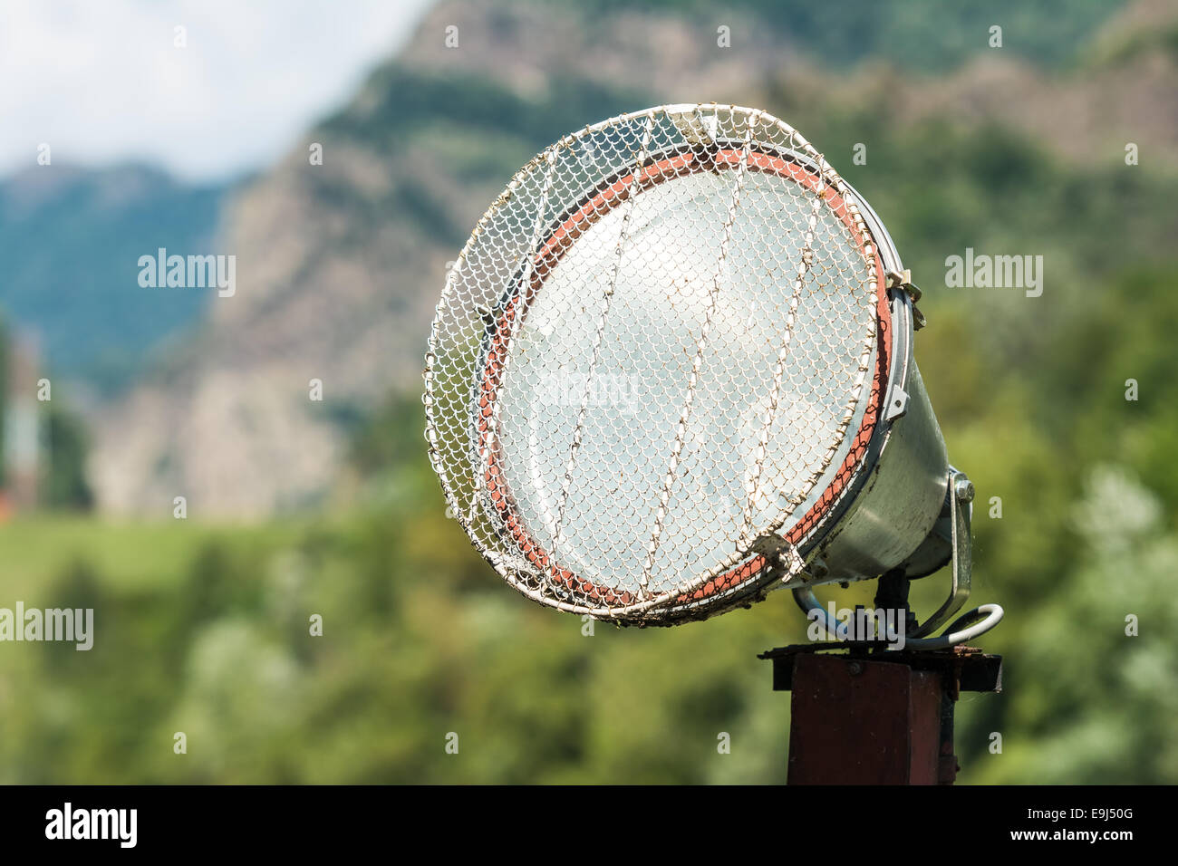 Light Reflector On Nature Background Stock Photo - Alamy