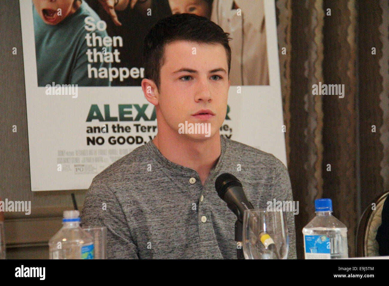 Los Angeles, CA, USA. Dylan Minnette at 'Alexander and the Terrible, Horrible, No Good, Very Bad ...