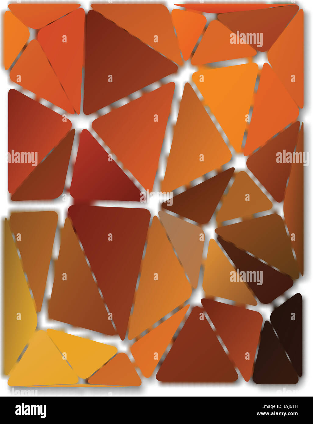 Abstract background autumn triangles Stock Photo - Alamy