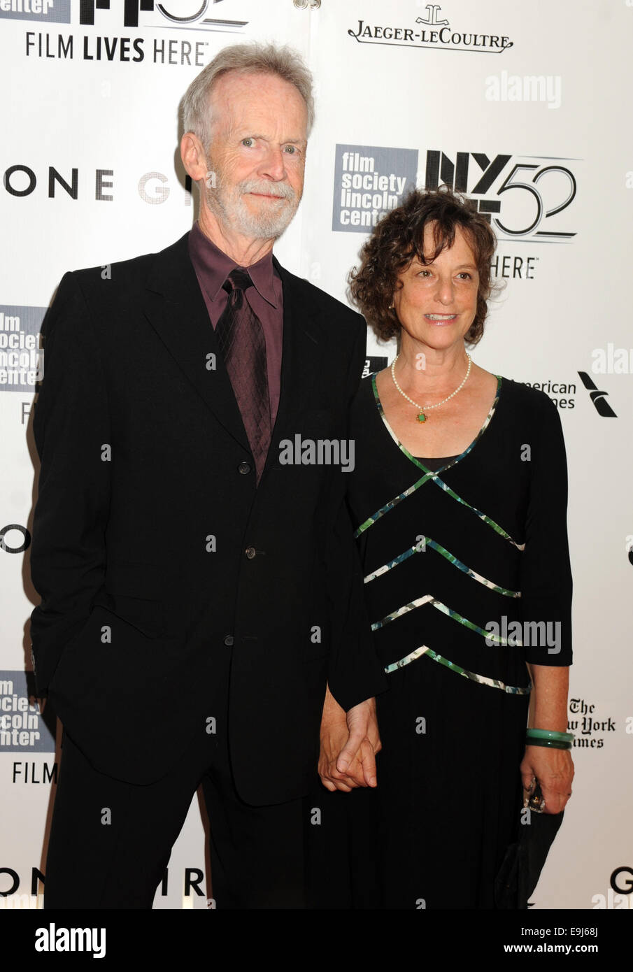 New York.NY.USA . David Clennon and guest at the Gone Girl Gala ...