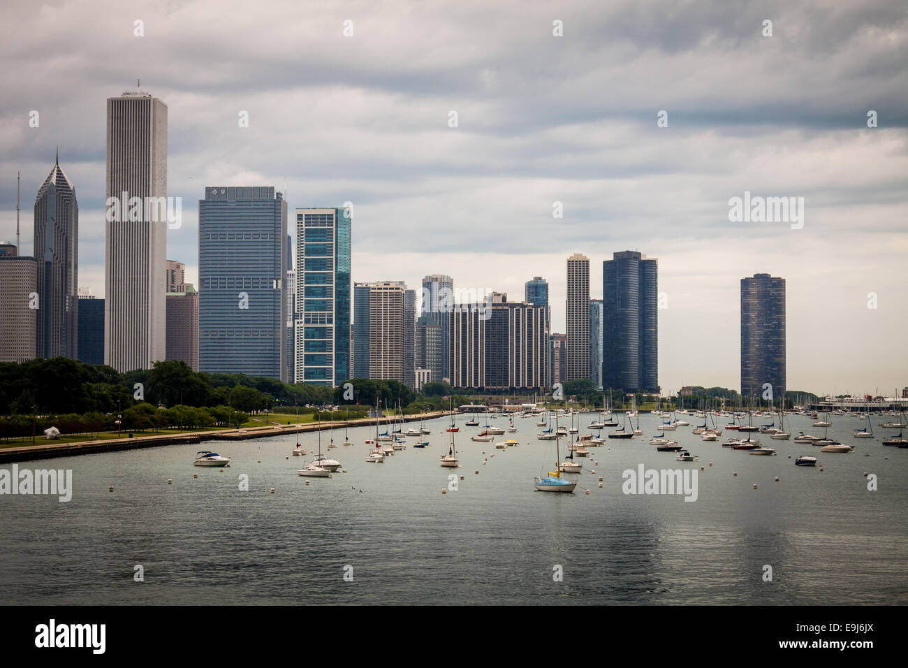Dock in Chicago Stock Photo - Alamy