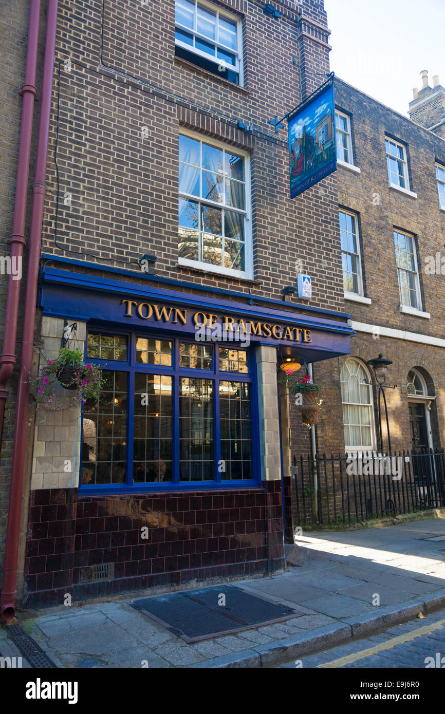 Town of Ramsgate, PH, Wapping High Street, Wapping Old Stairs, London ...