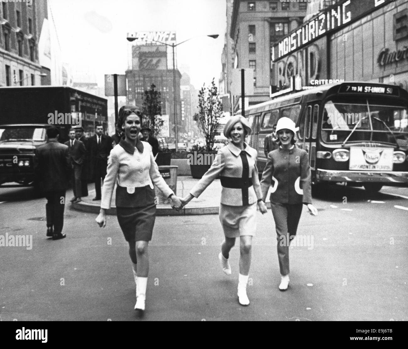 London, UK, UK. 10th Aug, 1973. Exact date unknown. Models on a fashion ...