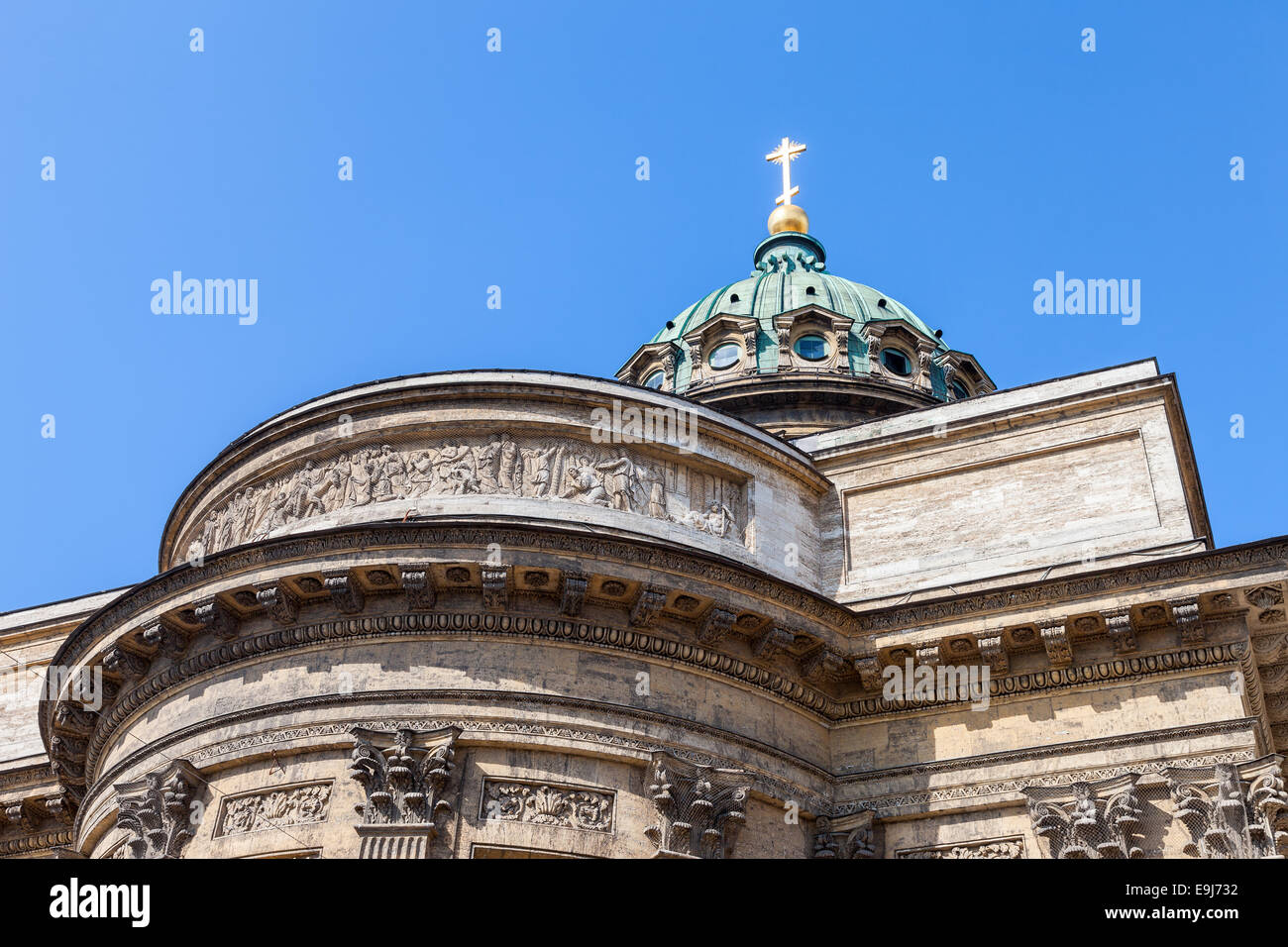 Dome of the Kazan Cathedral in St. Petersburg Stock Photo - Alamy