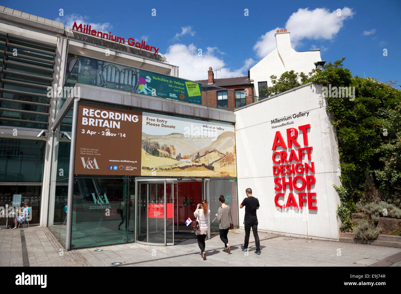 The Millennium Gallery in Sheffield, South Yorkshire, England, U.K ...