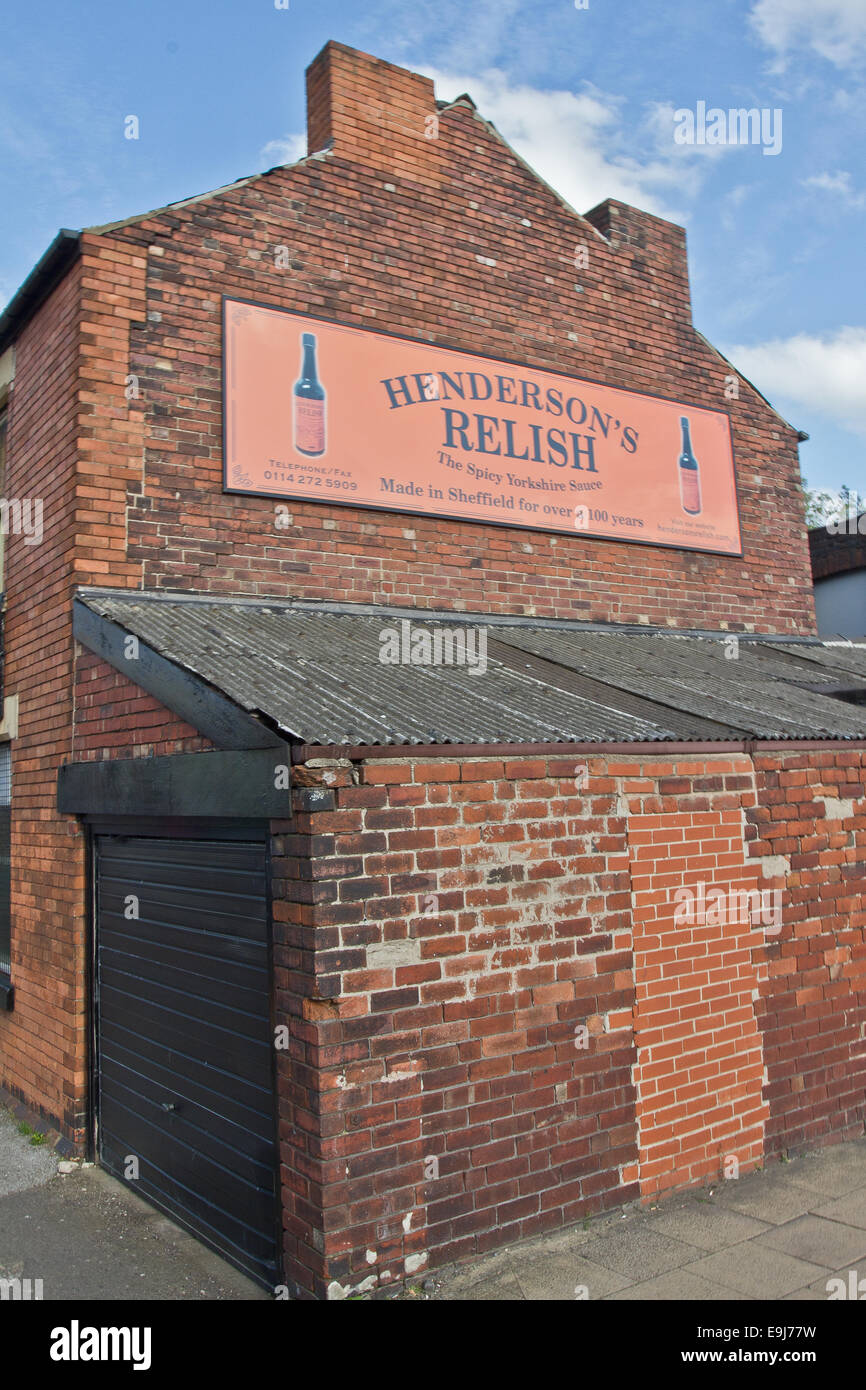 The original Henderson's relish factory in Sheffield South Yorkshire ...