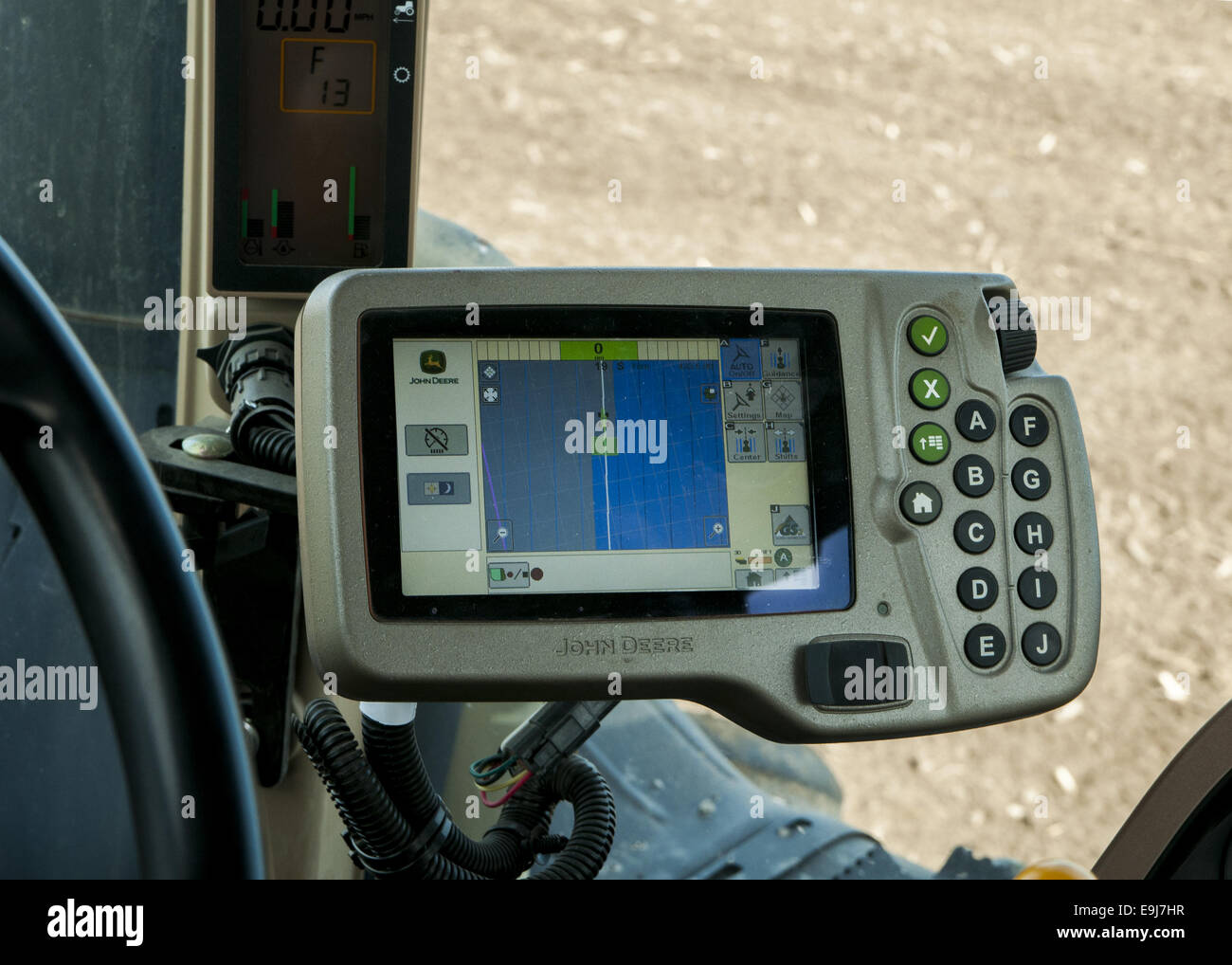 computer system in John Deere 9330 tractor Stock Photo - Alamy