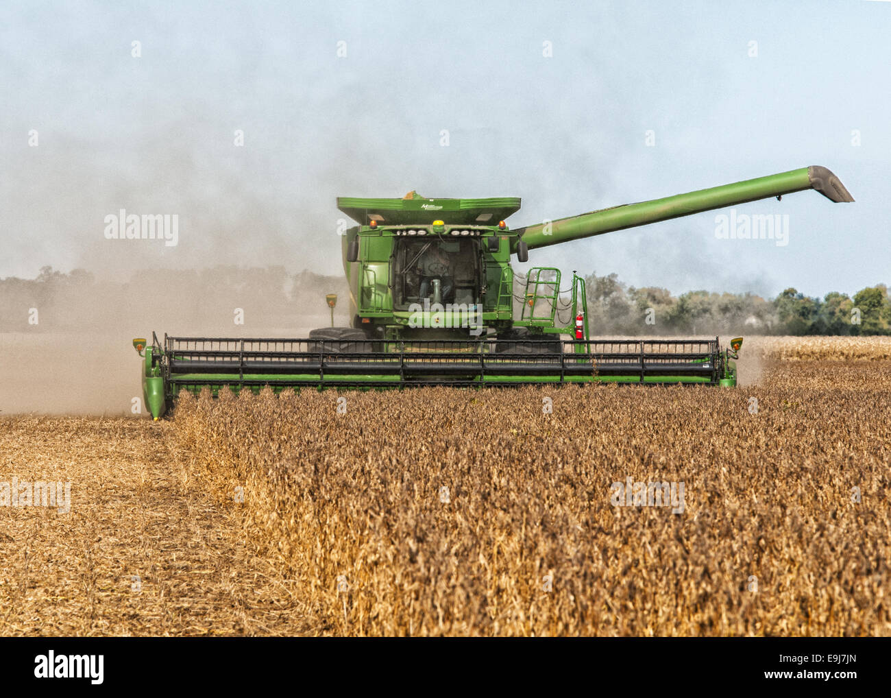 John Deere Combine Soybean