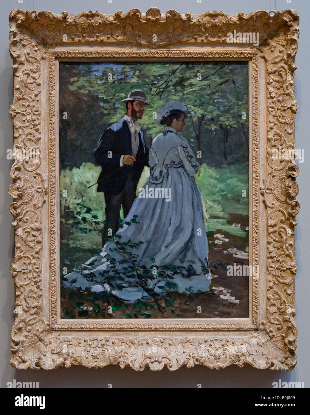 Claude Monet Painting Stock Photos & Claude Monet Painting Stock Images ...