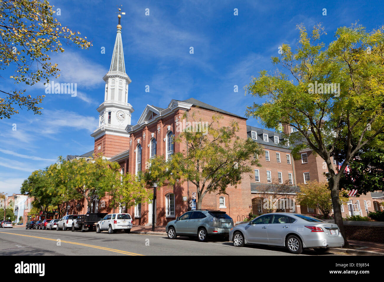 Alexandria Market House & City Hall building - Alexandria, Virginia USA ...