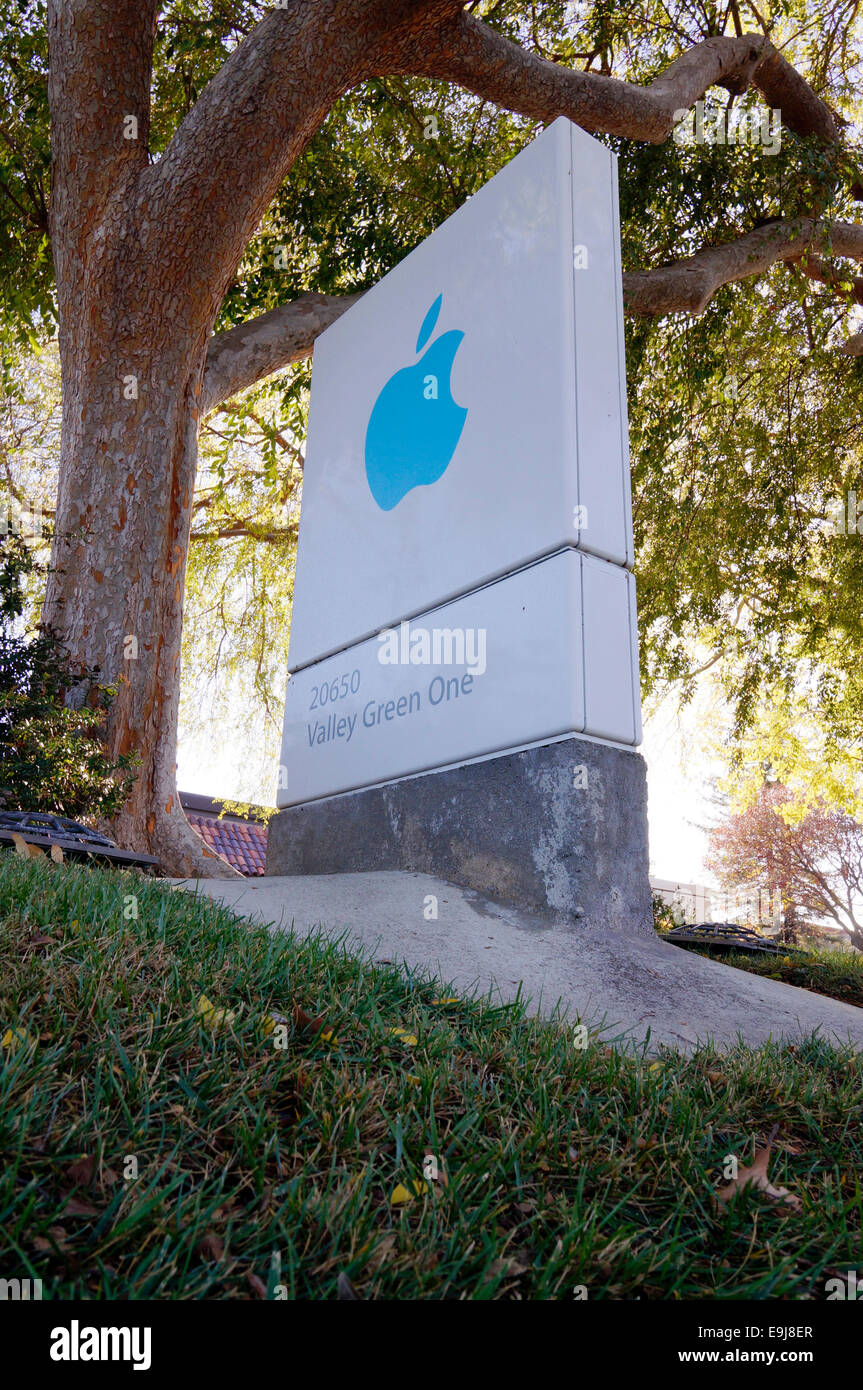 Apple Computer Company, Cupertino California USA Stock Photo - Alamy