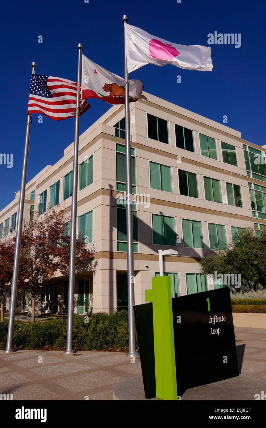 Apple Computer Company, Cupertino California USA Stock Photo - Alamy