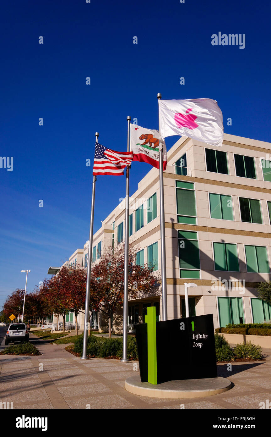 Apple Computer Company, Cupertino California USA Stock Photo - Alamy