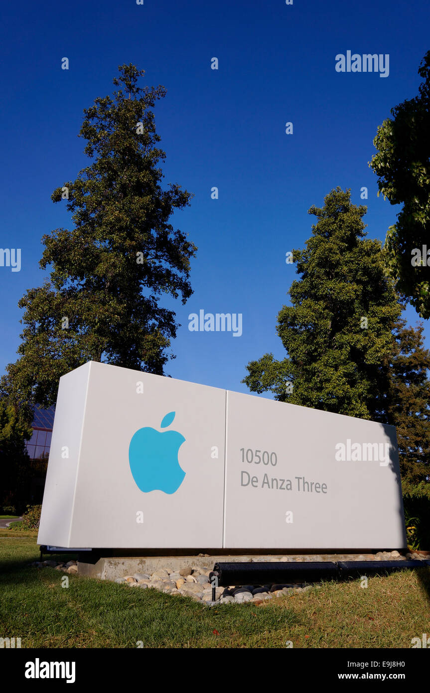 Apple Computer Company, Cupertino California USA Stock Photo - Alamy