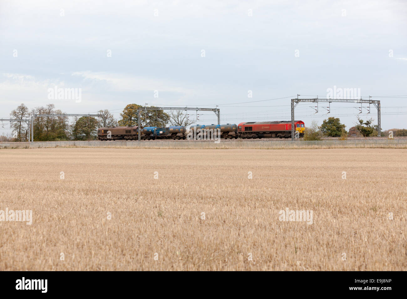 Network rail rail head treatment train hi-res stock photography and ...