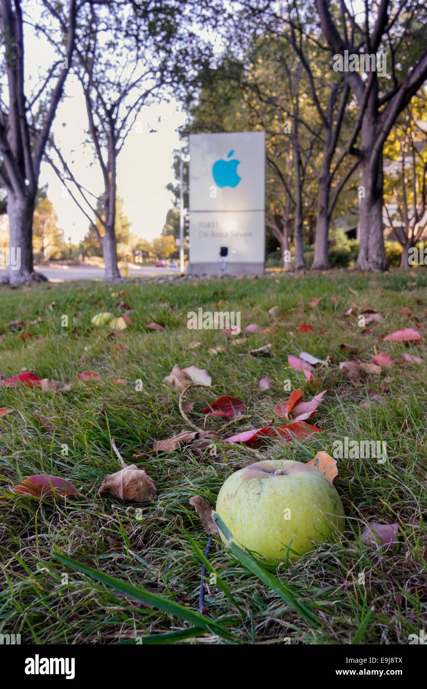Apple Computer Company, Cupertino California USA Stock Photo - Alamy