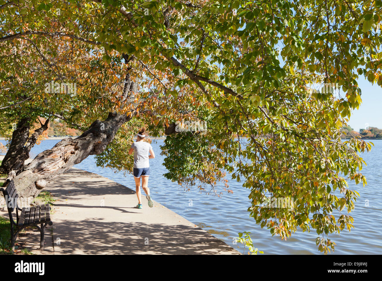 Woman jogging hi-res stock photography and images - Alamy