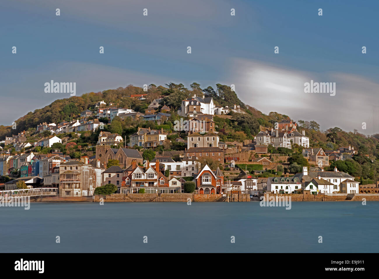 Looking across to Kingswear From Dartmouth, Devon, England, Uk Stock ...