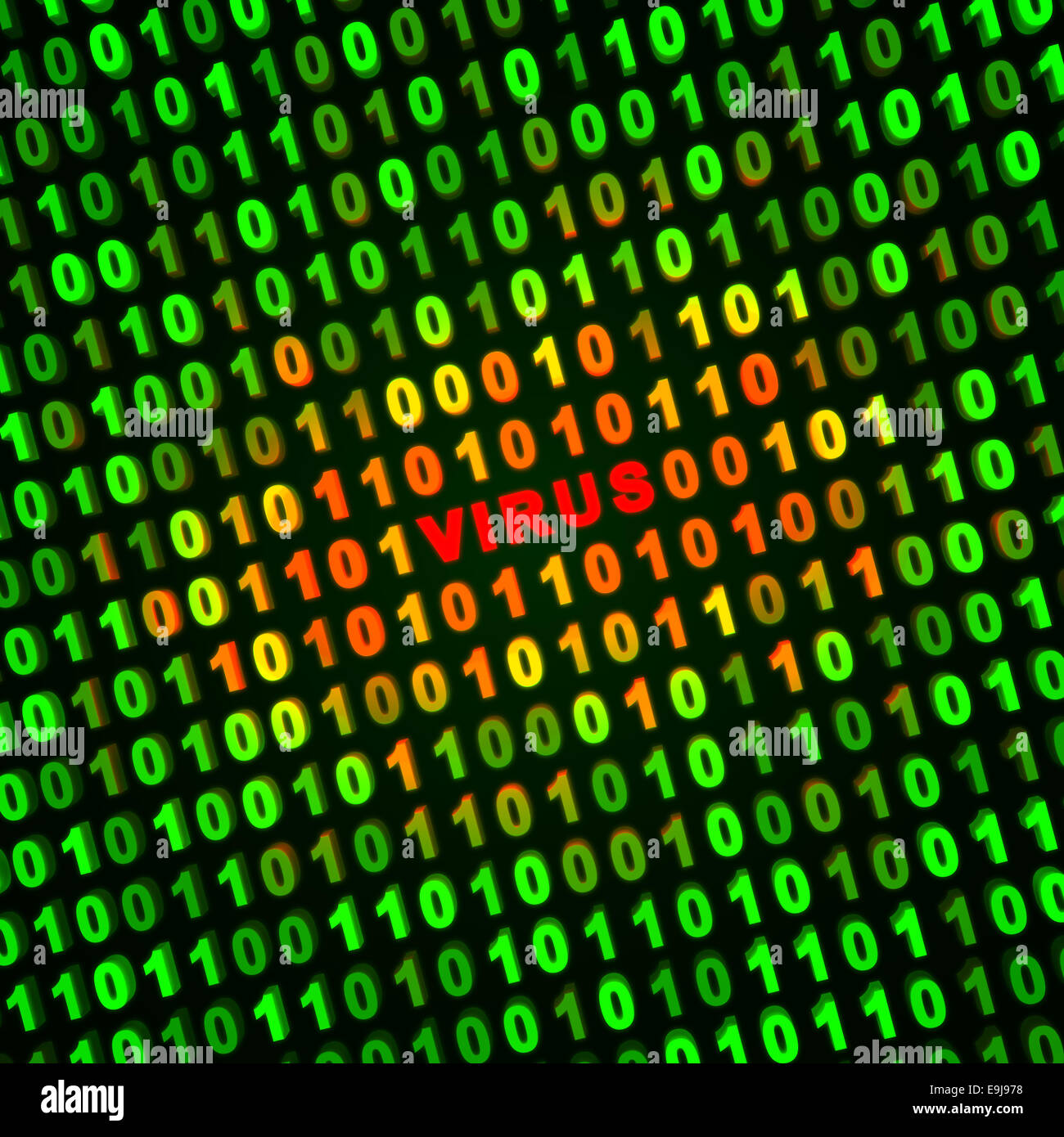 Computer abstract background - virus Stock Photo - Alamy