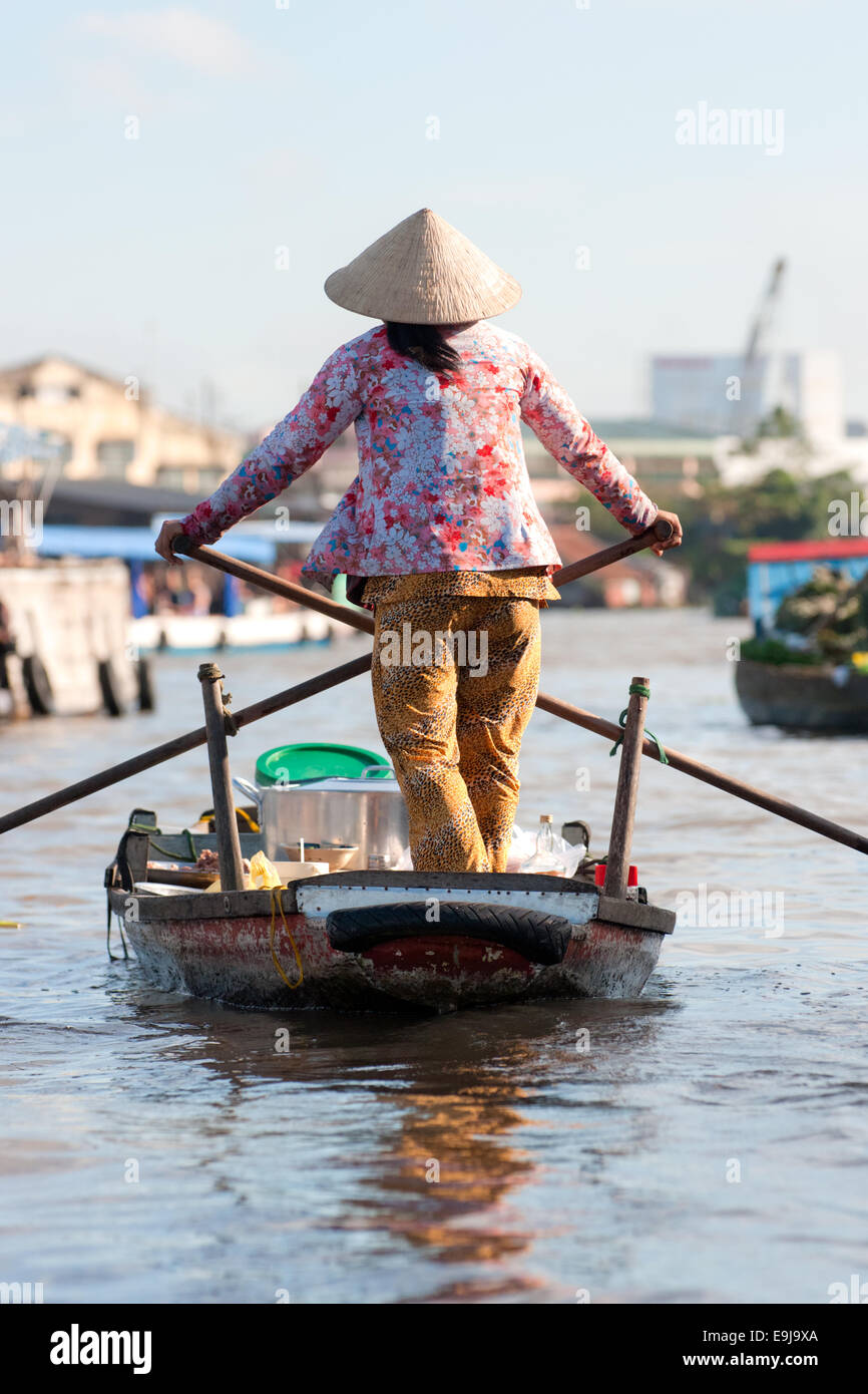 Vietnam delta vietnamese fishing mekong halong bay travel hi-res stock ...