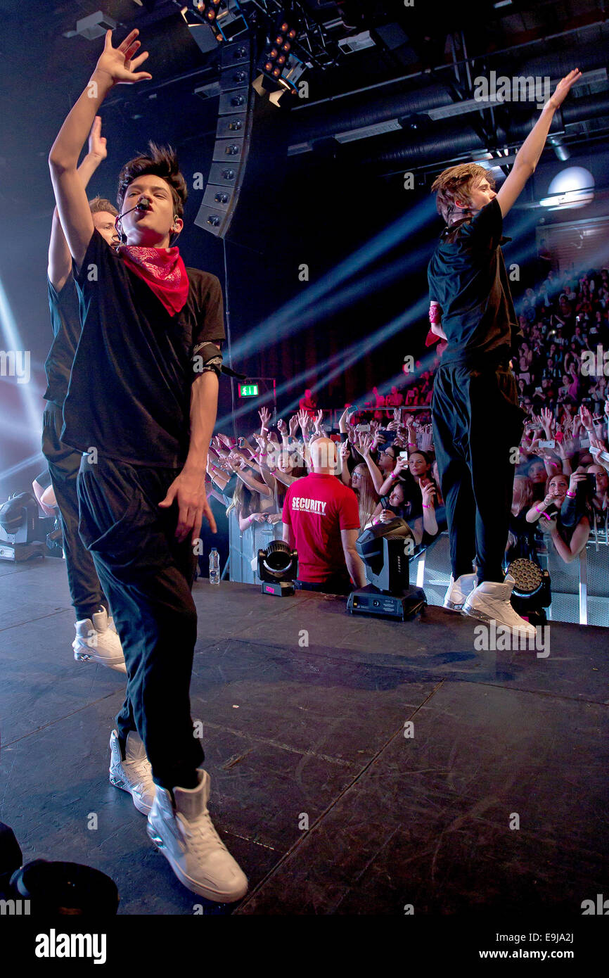 Swedish boy band The Fooo performing live at Lisebergshallen Featuring ...