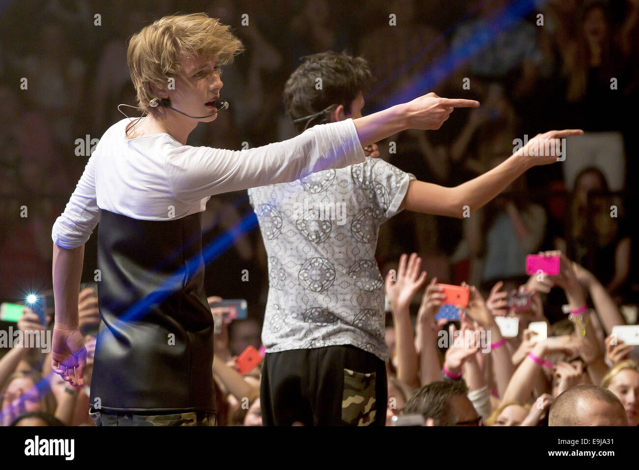 Swedish boy band The Fooo performing live at Lisebergshallen Featuring ...