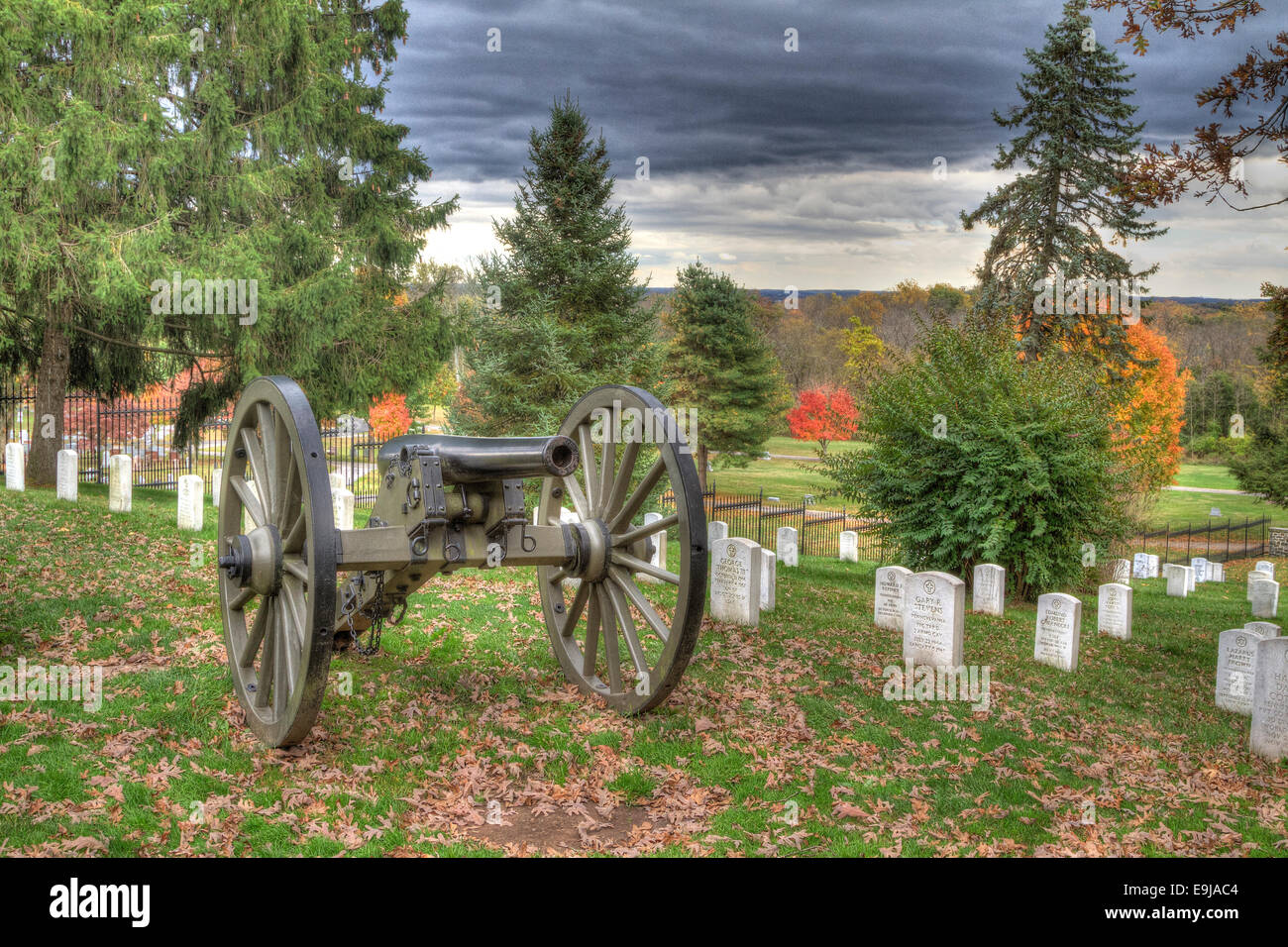 Gettysburg national cemetery hi-res stock photography and images - Alamy