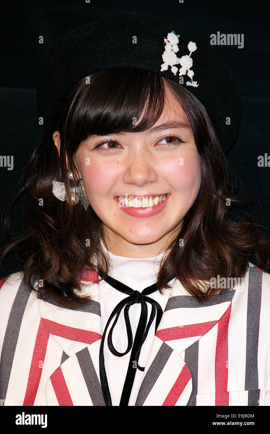 Actress Nina Endo attends the stage greeting of the movie "Starting ...